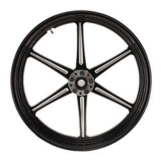 21x3.5' BLACK CUT FRONT REVOLVER WHEEL HARLEY DAVIDSON MODELS | The ...
