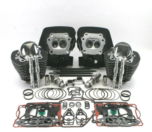 ZIPPERS PERFORMANCE TWIN CAM MUSCLE 117" KITS HARLEY MODELS 07-17