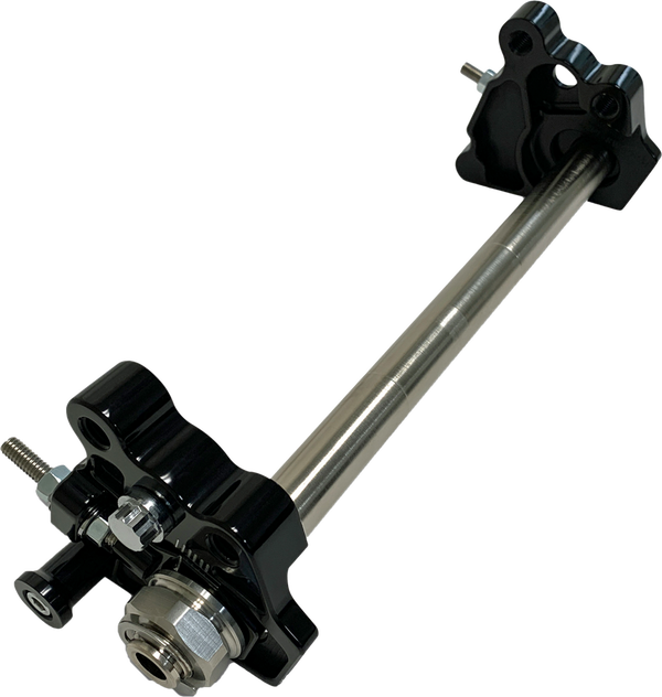 HHI AXLE ADJUSTER WITH INTEGRAL SHOCK RELOCATOR KIT HARLEY BAGGERS 09-